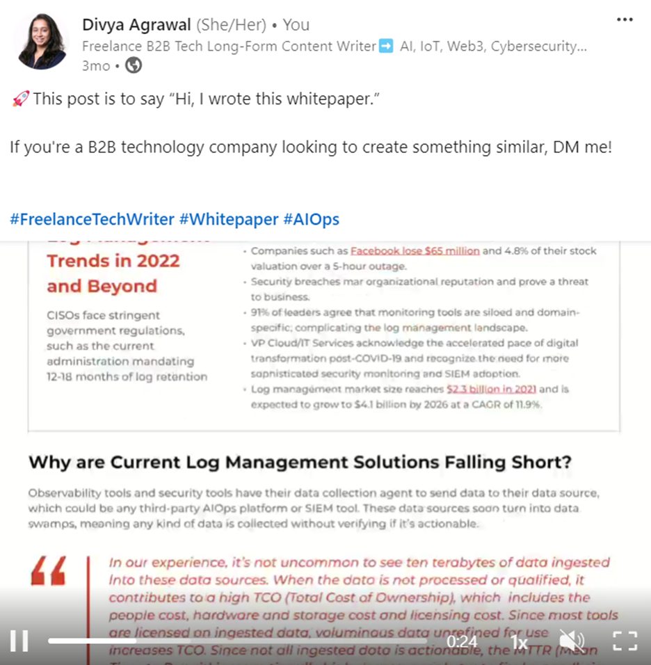 5 Ways to Share Your Writing Samples on LinkedIn - B2B Writers International